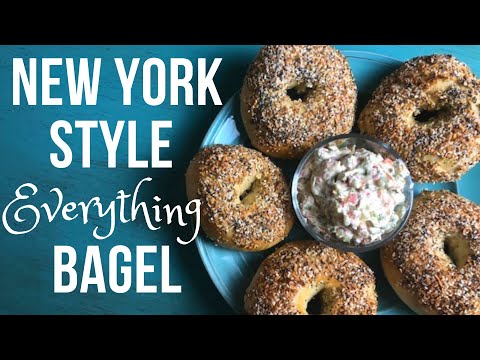 Everything Bagel | New York Style | Veggie Cream Cheese