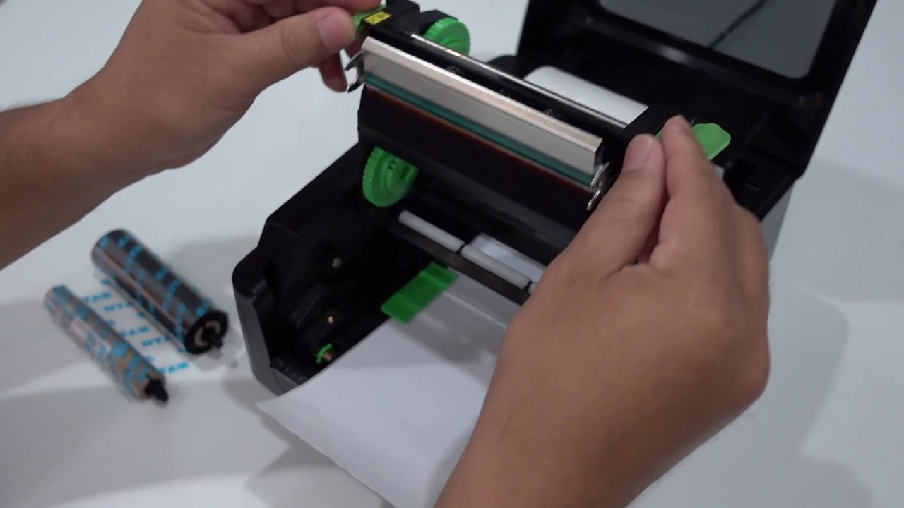 WS4 Printer (TT Model) - Ribbon Loading