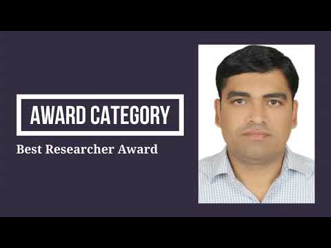 Dr Arun Kumar, Indian Institute of Technology (Banaras Hindu University), Best Researcher Award