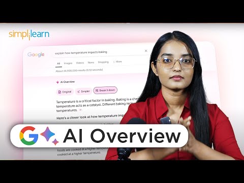 Google AI Overview | Google I/O 2024 | How Google AI Overview Works?| Generative AI | Simplilearn