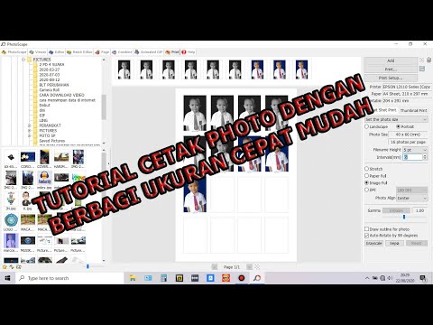 Tutorial Cetak Photo berbagai ukuran dengan PhotoScape