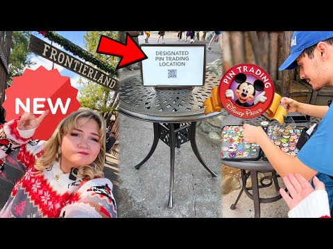 Disneyland's BIG Pin Trading Update | NEW Tables & NO PIN TRADING After 3pm?!