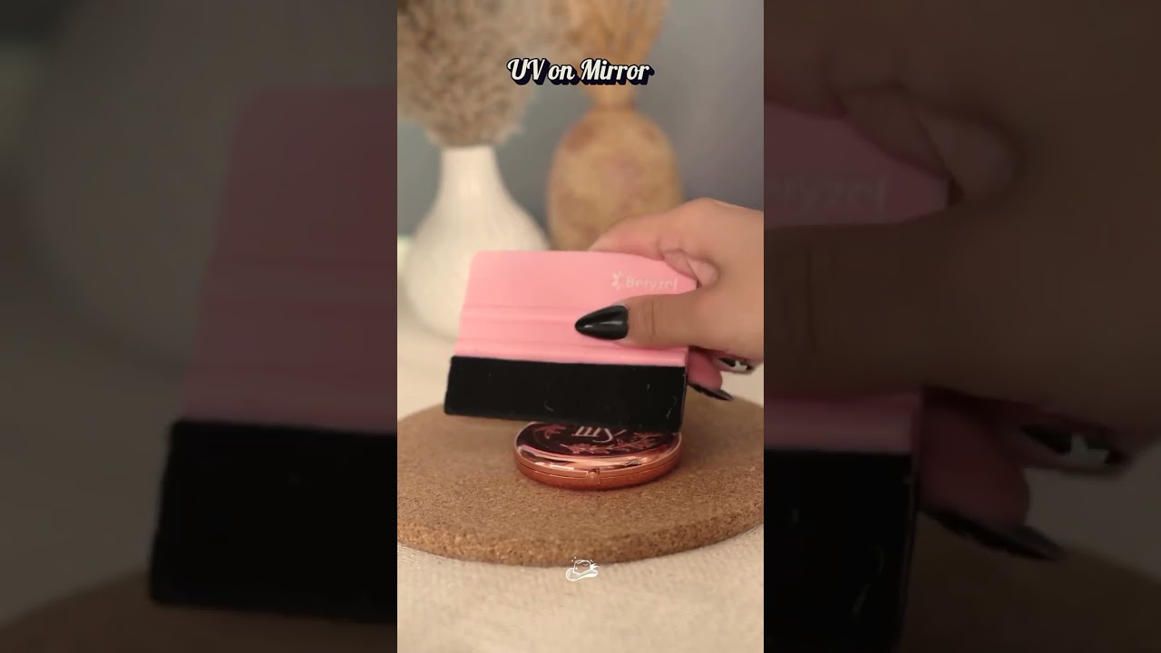 ✨ Elevate your everyday essentials with custom compact mirror, crafted with UV DTF printing!  ✨