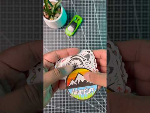 Adventure Travel themed Stickers 50 pcs. #stickers #vinyl #cartoon