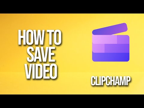 How To Save Video Clipchamp Tutorial