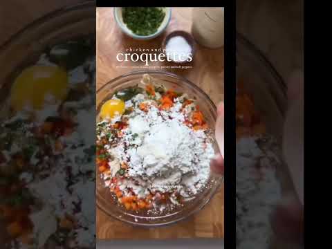 Chicken and Potatoes Croquettes
