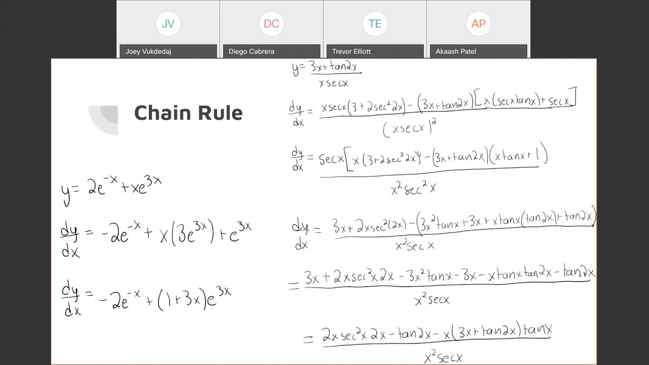 MATH 111 Exam 2 Review Session (Spring 2021)