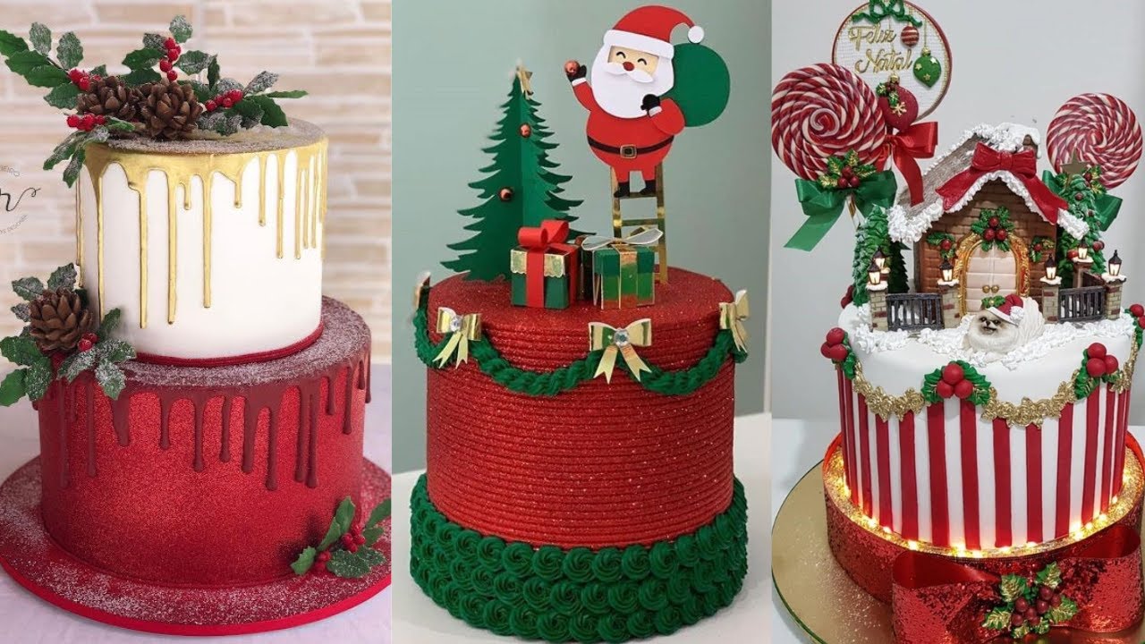 40 DECORATED CHRISTMAS CAKES/ Decorated Christmas Cakes