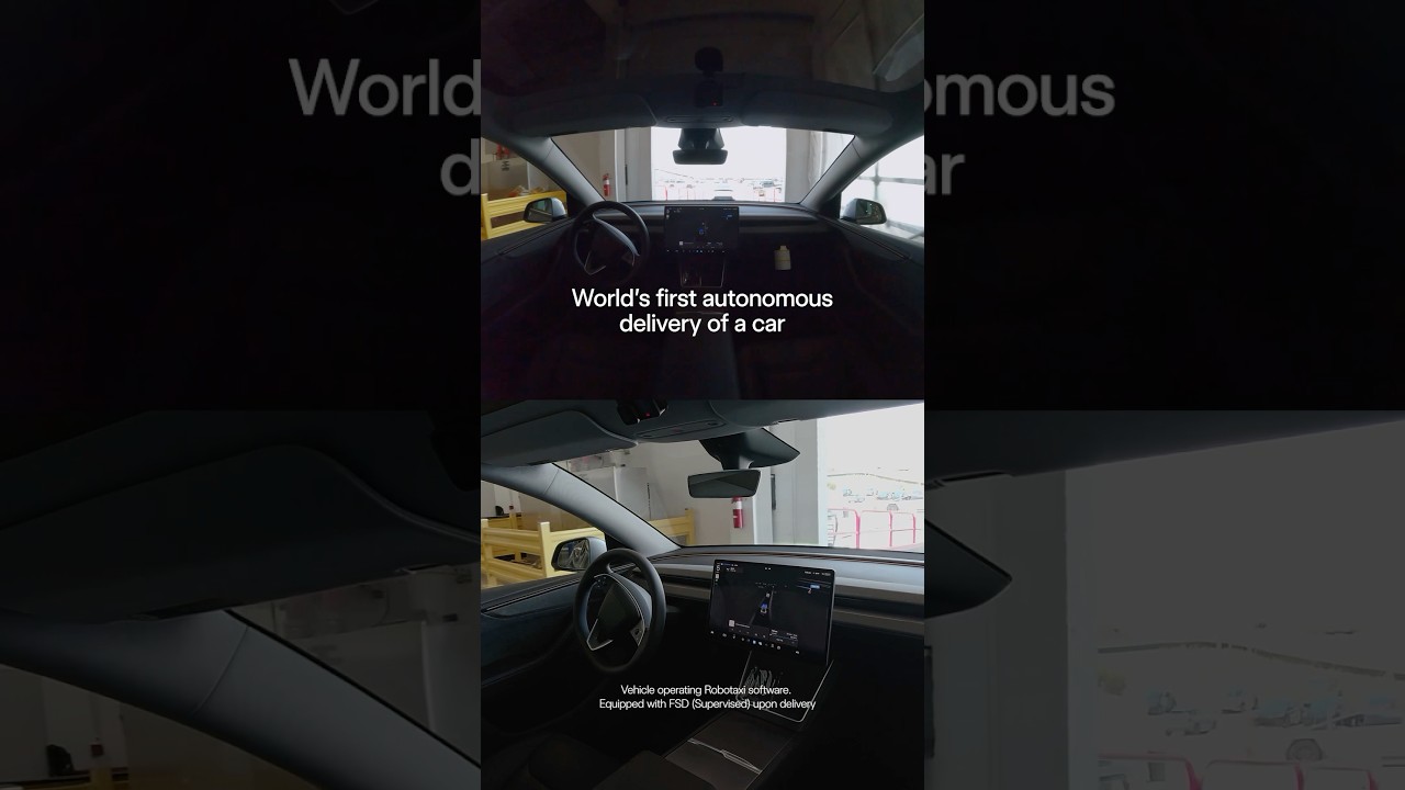 Tesla Delivers Itself to New Owner