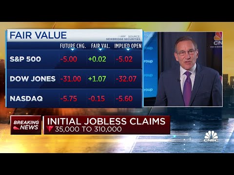 Initial jobless claims drop 35,000 to 310,000
