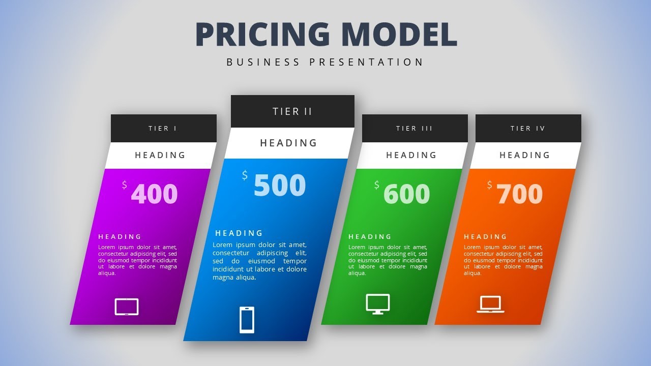 How To Create a #PRICING #MODEL #Template Design In Microsoft Office PowerPoint PPT.