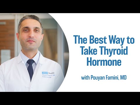 The Best Way to Take Thyroid Hormone | UCLA Endocrine Center