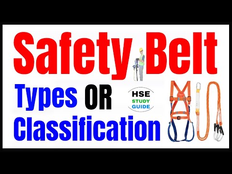Classification of Full body harness || Types of Safety belts in Construction || Safety Belt/FBH
