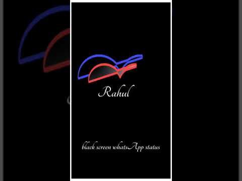 rahul name whatsApp Status/4k status/ black screen Fullscreen status/top name status/iMovie status