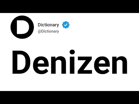 Denizen Meaning In English