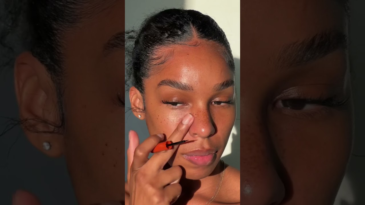 Faux freckles for fun 💫 using Freck Beauty #shorts #beauty
