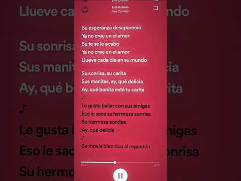 Esta Dañada -sped up- #spedup #recommended #youtubeshorts #lyric