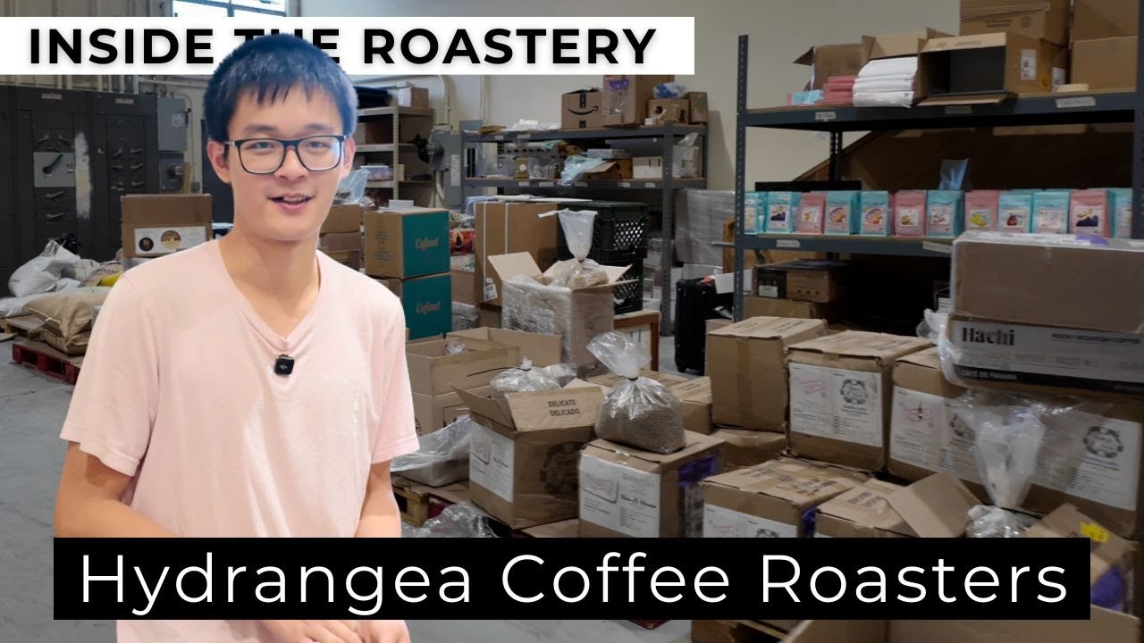 Inside the Roastery at Hydrangea Coffee Roasters
