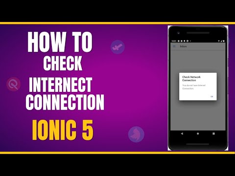 How to check internet connection in Ionic 5 project