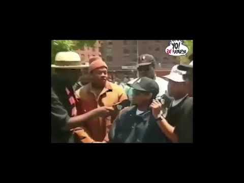 Eazy e and dj yella of N.W.A have a argument