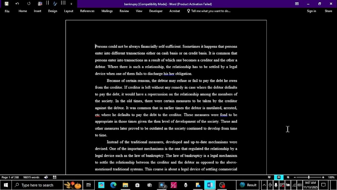 How to navigate Microsoft word using NVDA screen reader