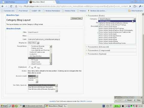 Name1Price Tutorial : how to create a blog in joomla