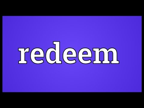 Redeem Meaning