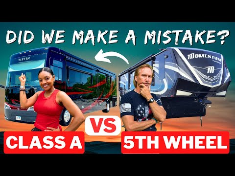 Class A Motorhome vs 5th Wheel Toy Hauler