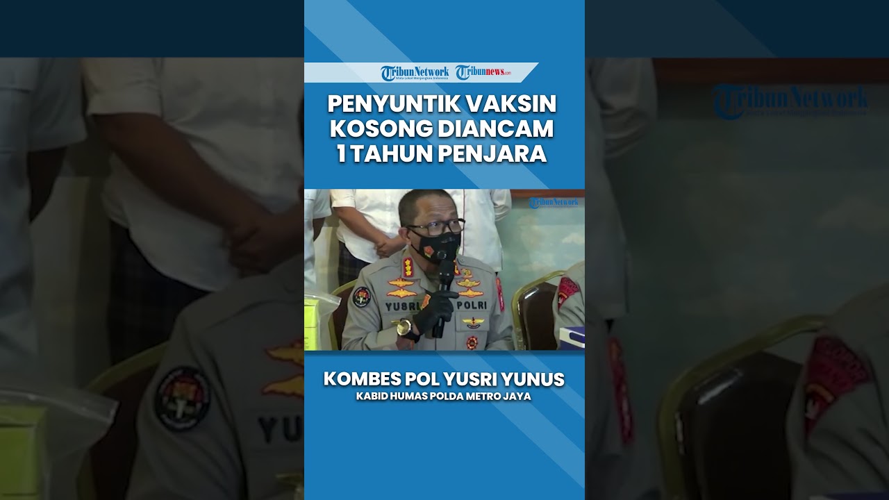 Fakta Terbaru Kasus Suntik Vaksin Kosong, Oknum Perawat Jadi Tersangka, Terancam Bui 1 Tahun