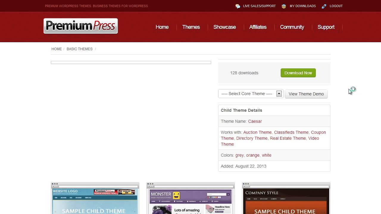 WordPress - Installing Child Themes