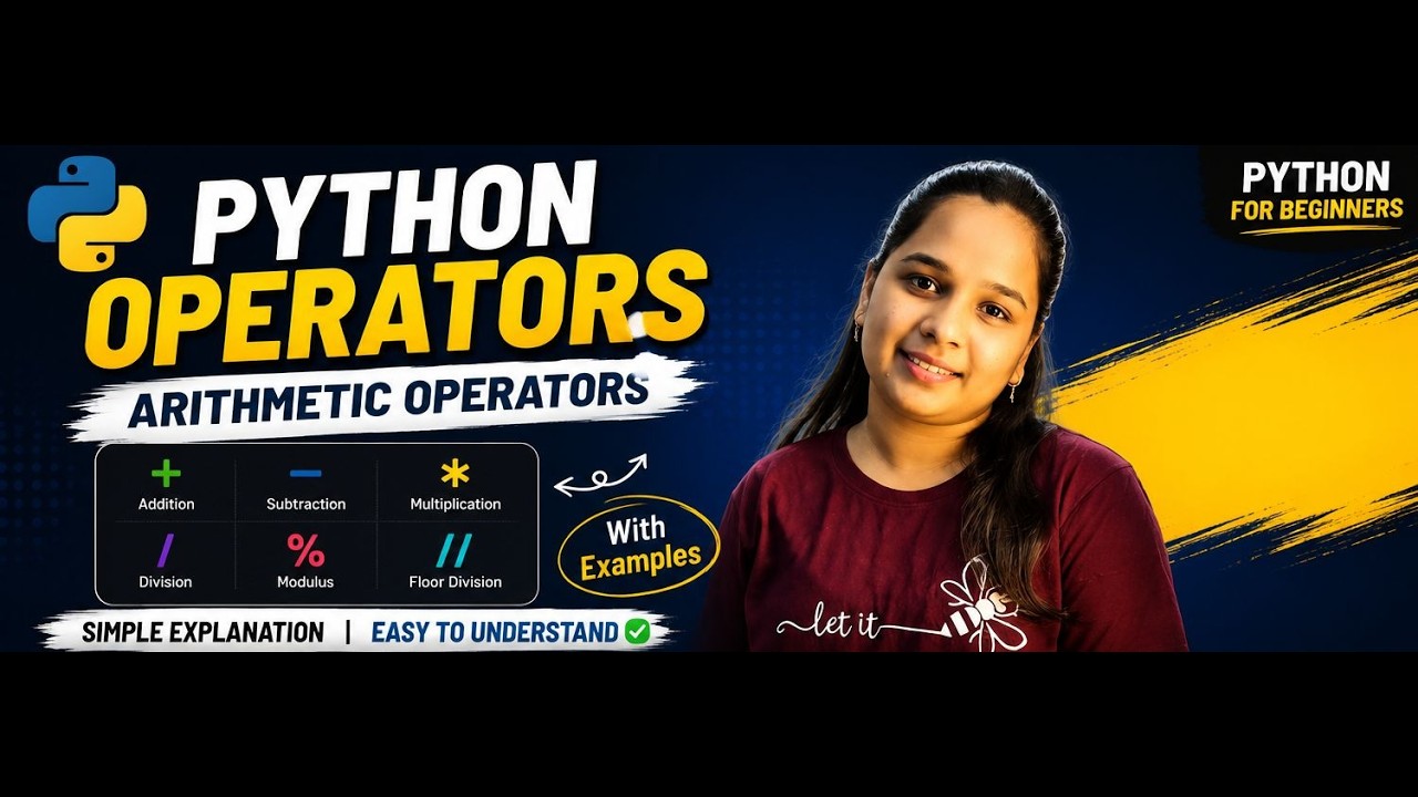 Arithmetic Operators in Python | Python for Beginners