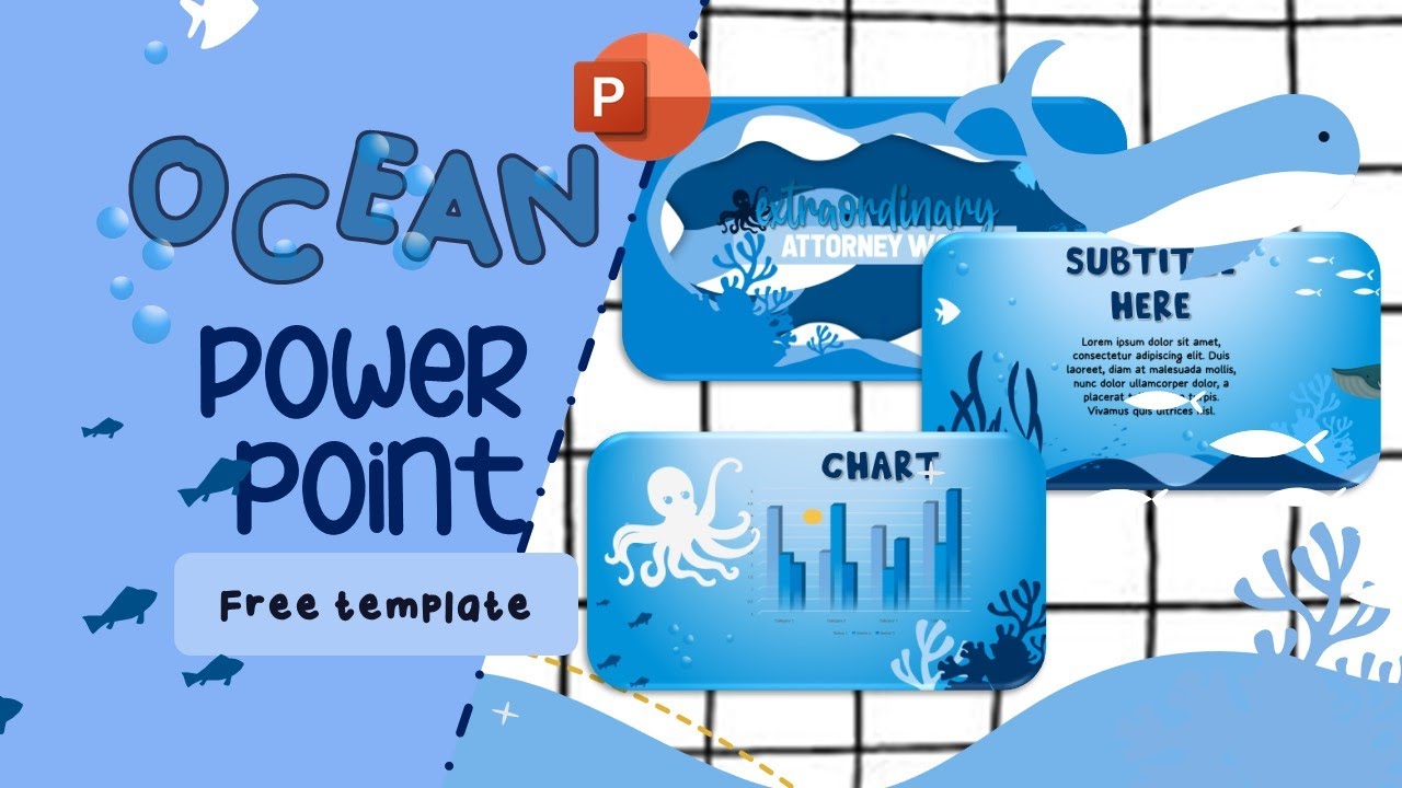 Ocean powerpoint | Morph | Free Template ✨
