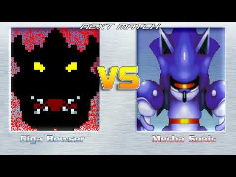 M.U.G.E.N. Giga Bowser vs Mecha Sonic SMBZ