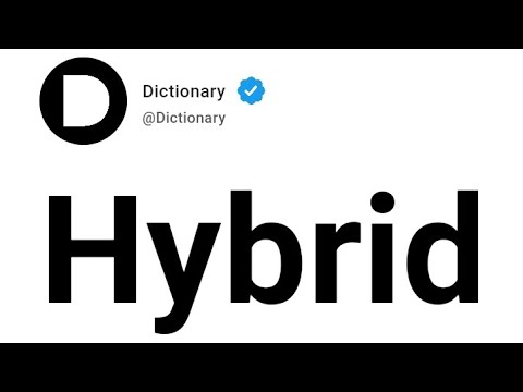 Hybrid Meaning In English