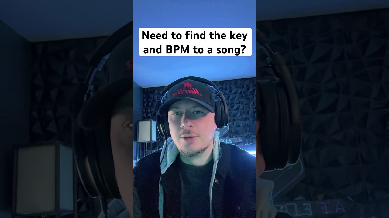 How to find the key or bpm of a song? Here’s a fast and free way to do it. #producertips  #producer