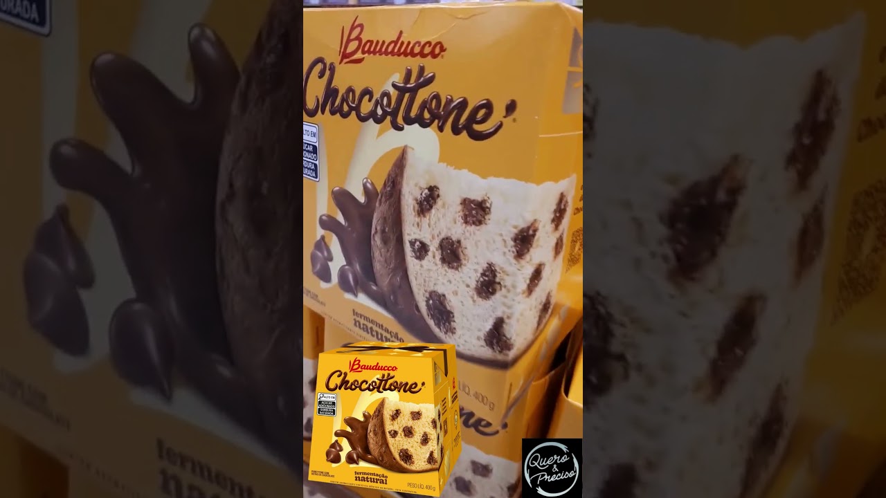Chocottone Com Gotas De Chocolate Panettone Bauducco 400g