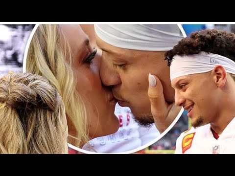 Brittany Mahomes Gave Her Husband Patrick Mahomes A Kiss | Philadelphia Eagles In Super Bowl 2023
