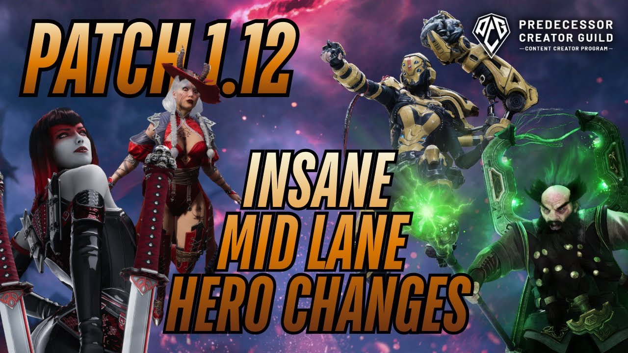 ALL MIDLANE HERO UPDATES! | Predecessor Patch 1.12! Everything You Need to Know!