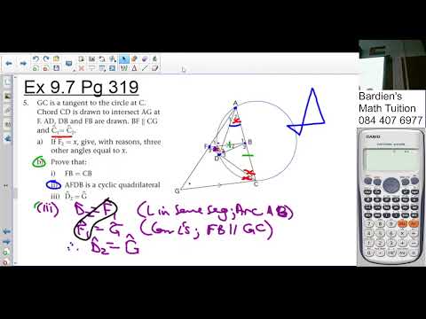 Gr 11 EUCLIDEAN GEOMETRY L14 Ex 9.7 Part 3 (Non-numerical Examples Part 3)