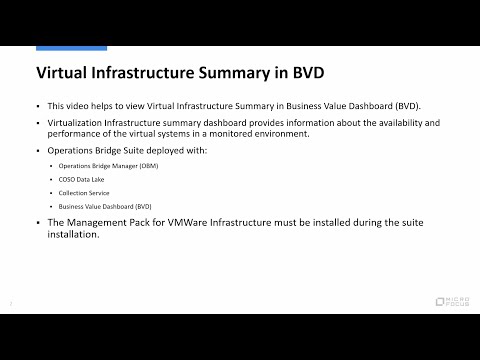 How to View Virtual Infrastructure Summary