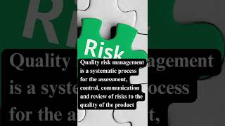 what is Quality risk management? #pharma#qualitymanagement