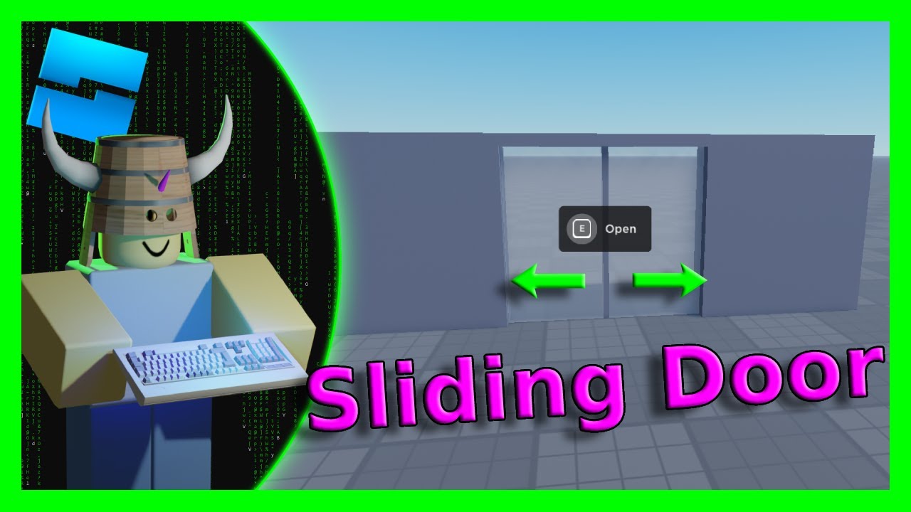 Sliding Door Roblox Studio Tutorial