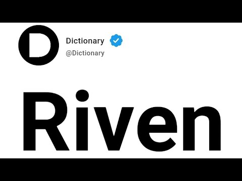 Riven Meaning In English