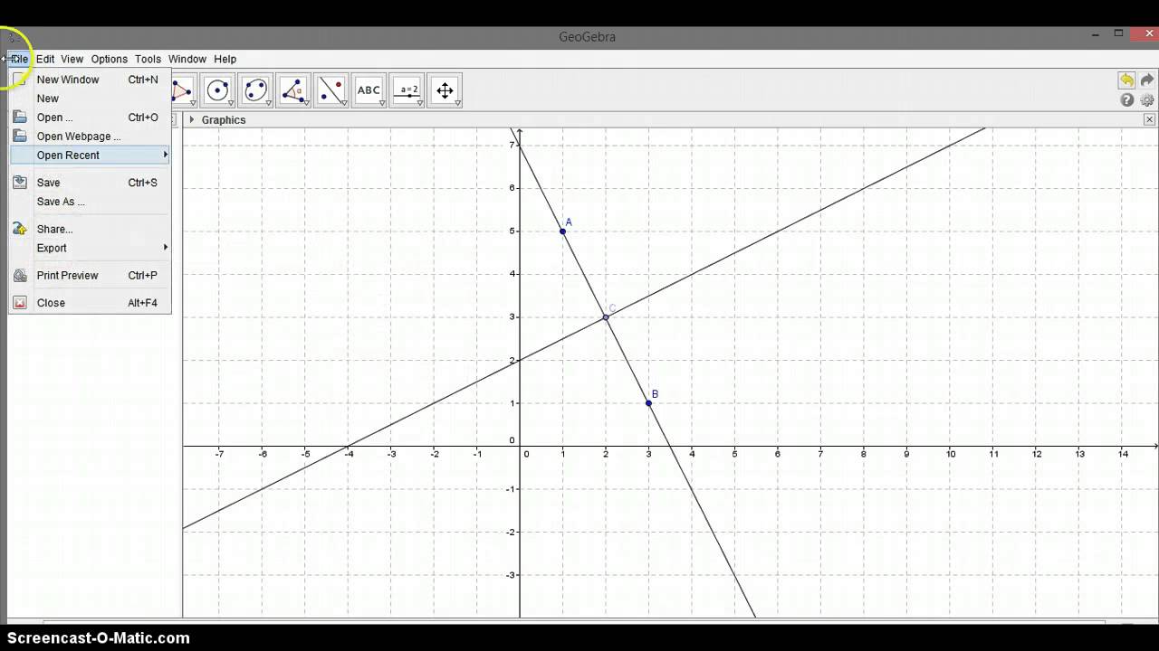 Saving GeoGebra Work as PDF