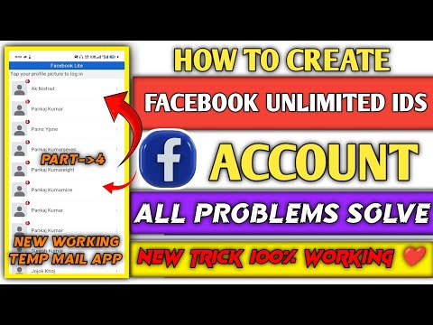 How to Create Unlimited Facebook Accounts Without Suspended |TempMail Trick 2025 | Part 4 Live Proof