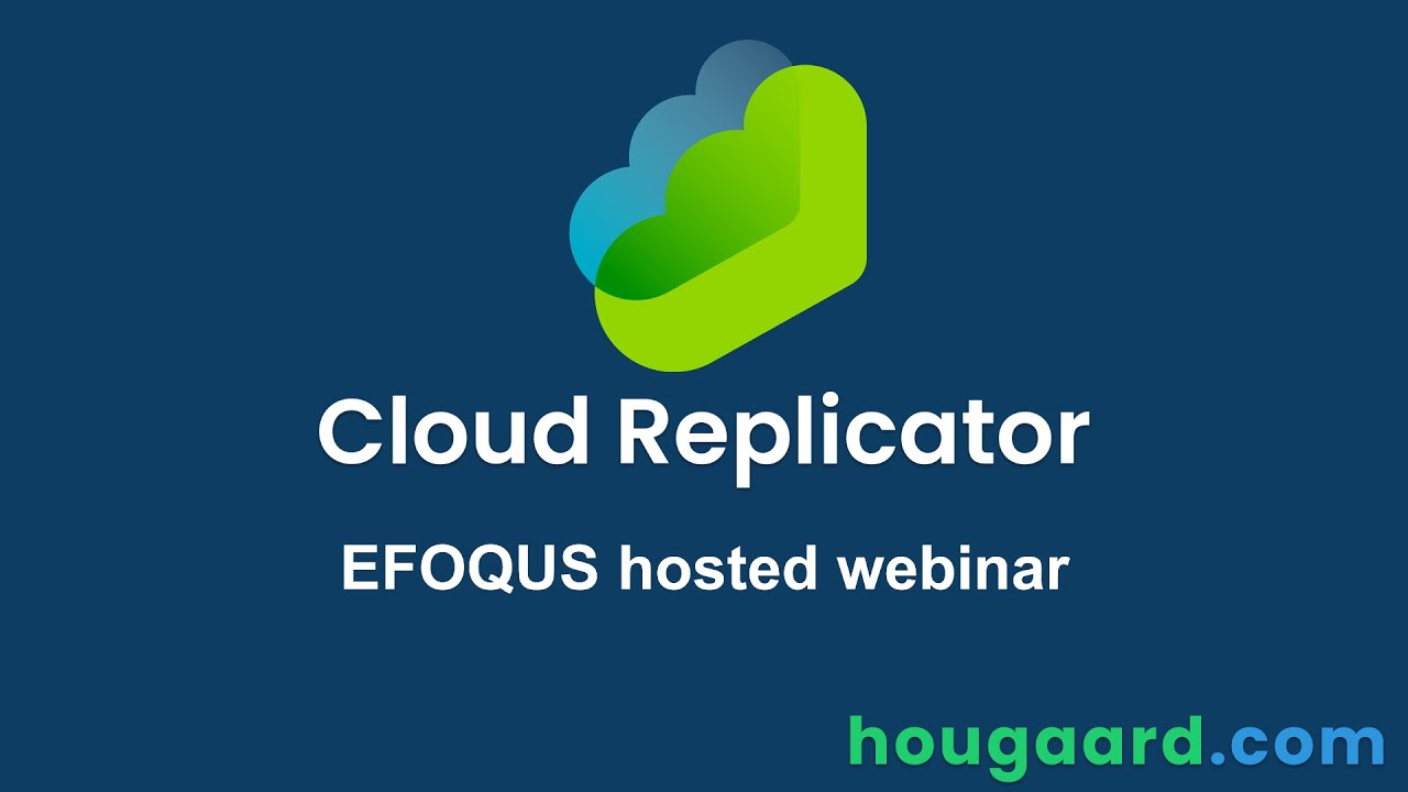EFOQUS hosted Cloud Replicator Webinar (2021)