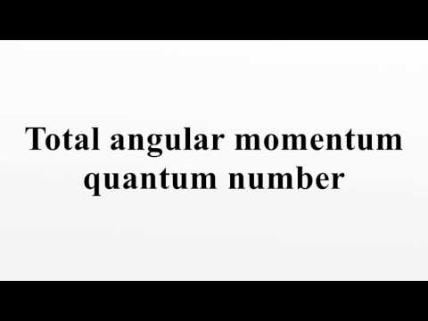 Total angular momentum quantum number