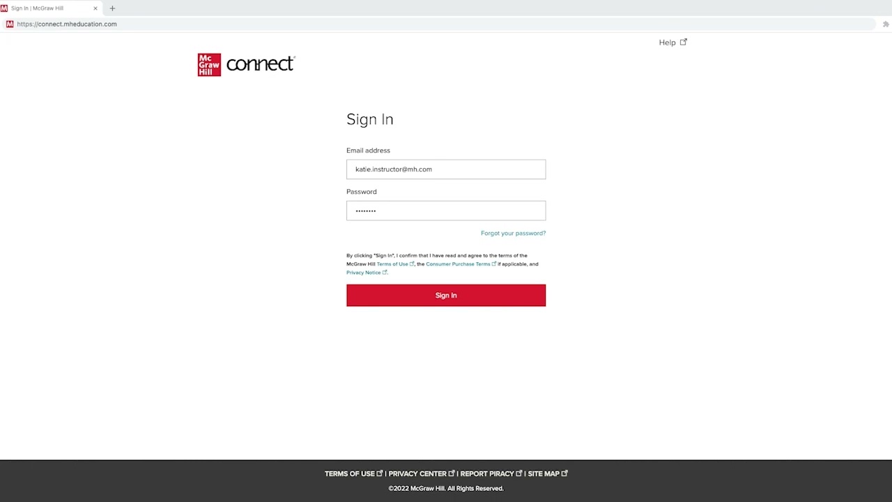 McGraw Hill Connect | Instructor Resources