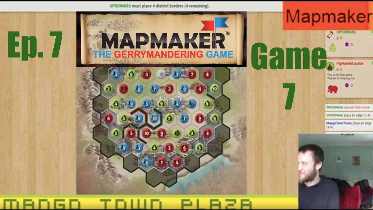 Mapmaker The Gerrymandering Game - Ep. 7 - Board Games Ep. 1071
