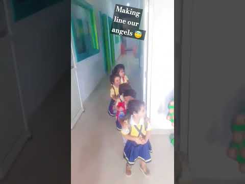 #Departure time #Lotus international play school ❤#learning discipline #teamwork ☺
